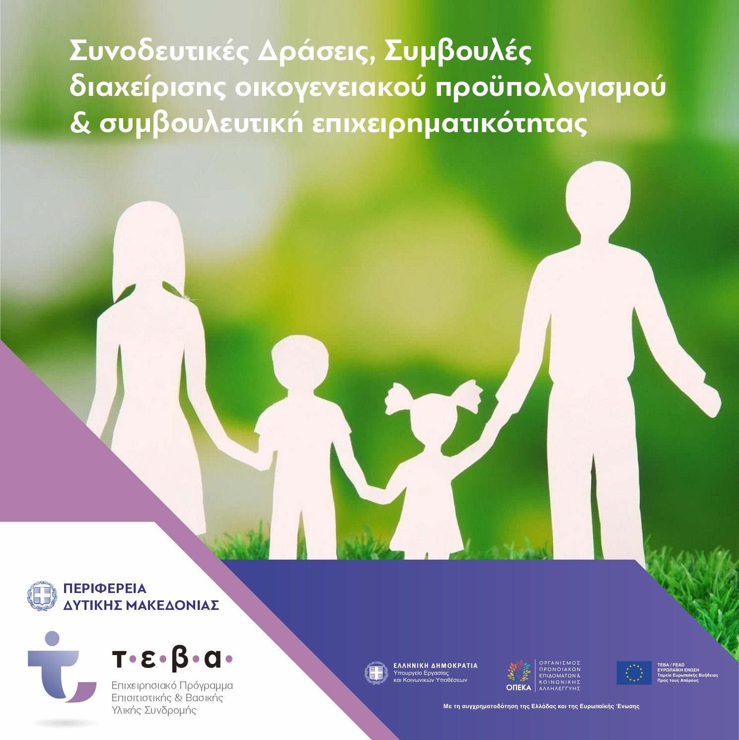 ΣΥΝΟΔΕΥΤΙΚΕΣ ΔΡΑΣΕΙΣ, ΣΥΜΒΟΥΛΕΣ ΔΙΑΧΕΙΡΙΣΗΣ ΟΙΚΟΓΕΝΕΙΑΚΟΥ ...